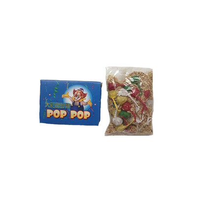 Small Wood Dust Party Popper Fireworks , Kids Pop Pops Bang Snappers