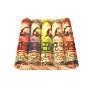 Multi Color Smoke Bomb Cylindrical Shape High Safety For Photography