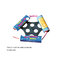Tri - Rotating Wheel Party Popper Fireworks With Whistle Effect